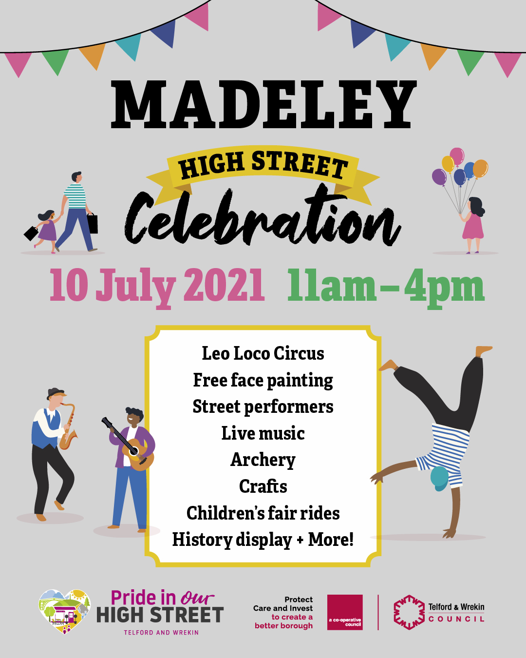High Street Celebration - Madeley Town Council