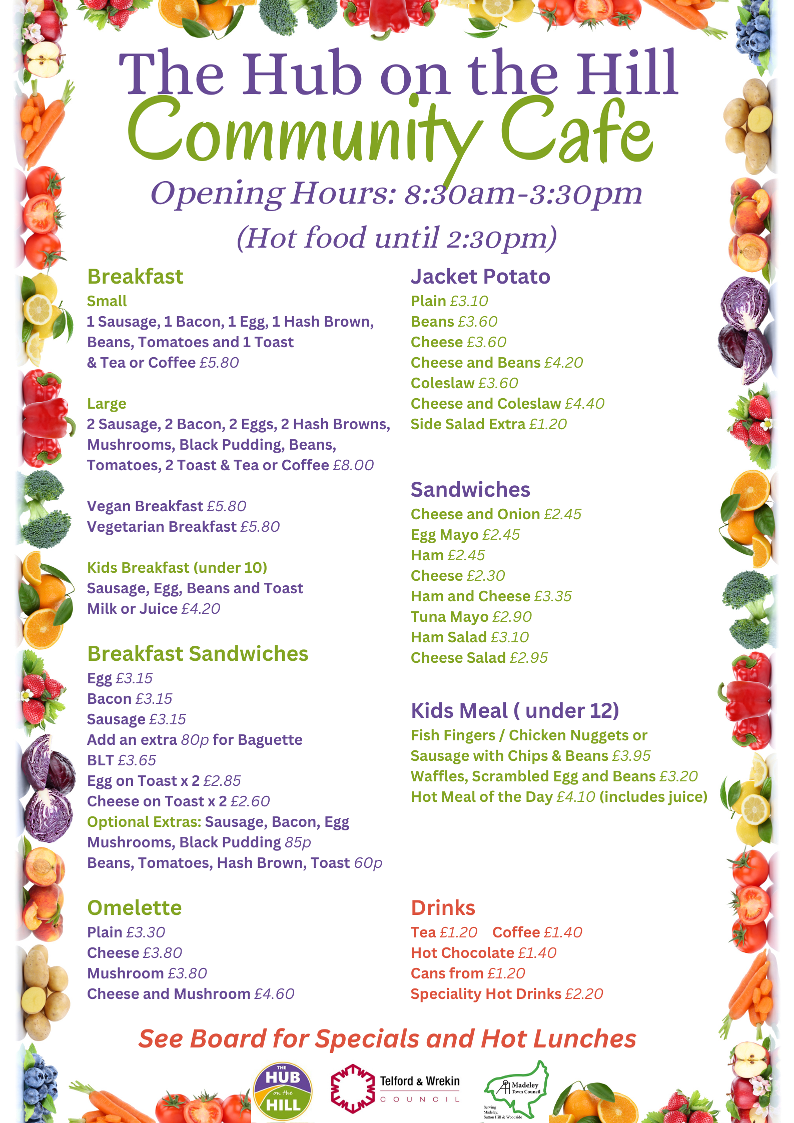 Hub on the Hill - Madeley Town Council